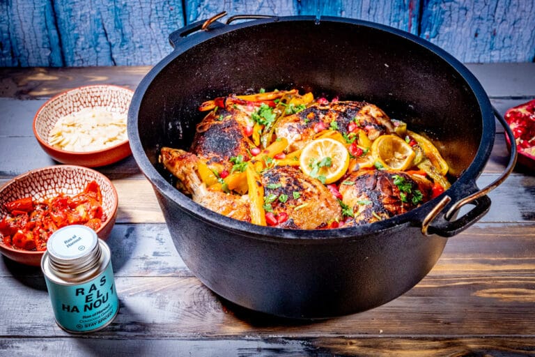Marokkanisches Hahnchen Mit Ras El Hanout